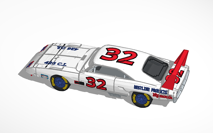 3D design Dick-Brooks Plymouth Roadrunner Superbird - Tinkercad