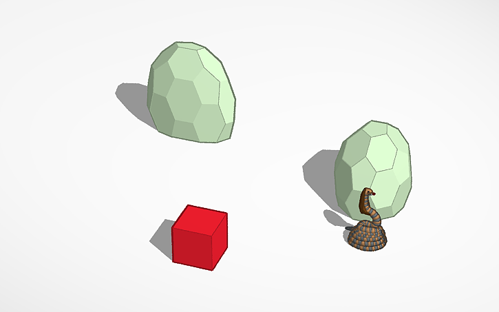 3D design Snake habitat - Tinkercad