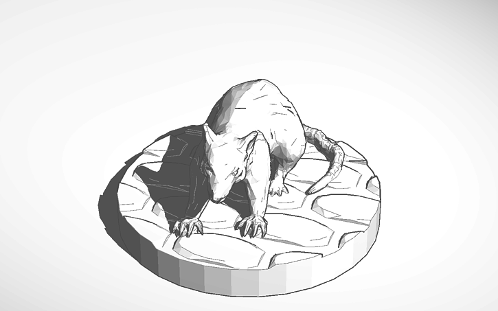 3D design Dire Rat | Tinkercad