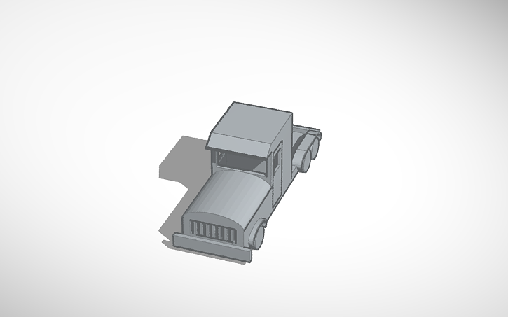 3D design Truck Template | Tinkercad