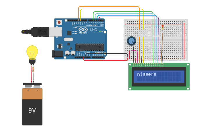 Circuit design Aurdino | Tinkercad
