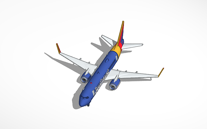 3D design Southwest Airlines Boeing 737-700 - Tinkercad