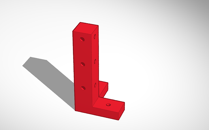 3D design Pilar para perfil bosch 20x20 - Tinkercad
