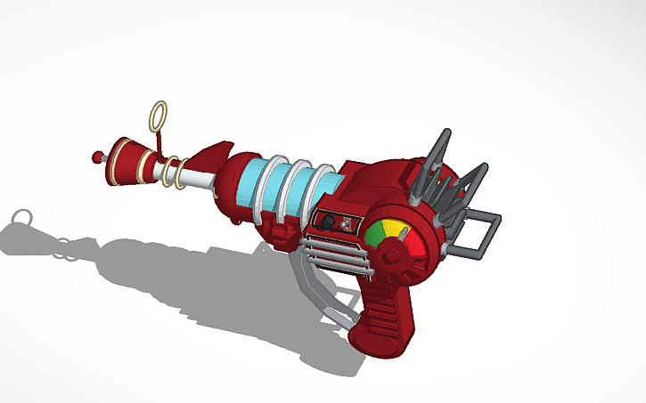 3D design ray gun | Tinkercad