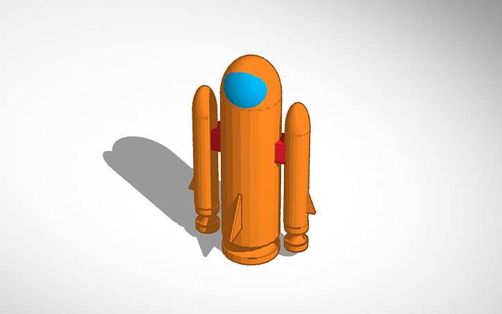3D design Rocket - Tinkercad