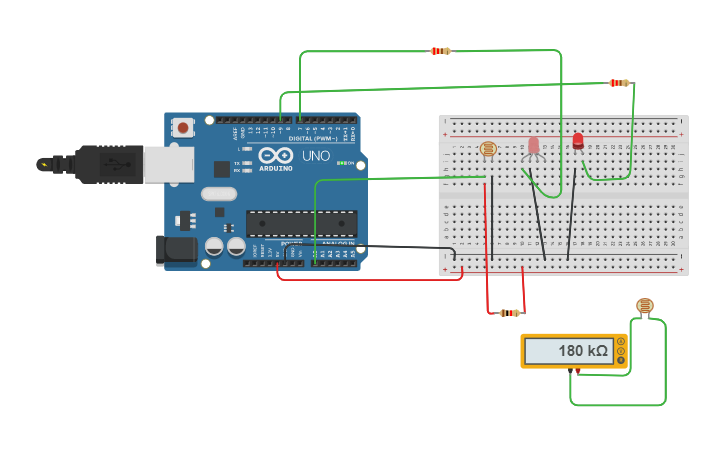 Circuit design Mission 5 - submission 3 - Tinkercad