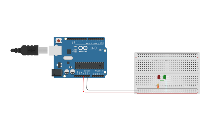 Circuit Design Series Connection Tinkercad