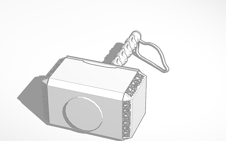 3D design Mjolnir | Tinkercad