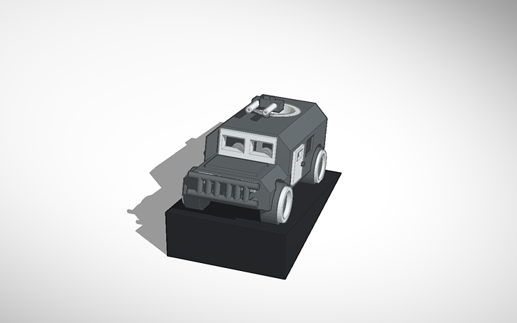 3D design Copy of Modified Humvee - Tinkercad