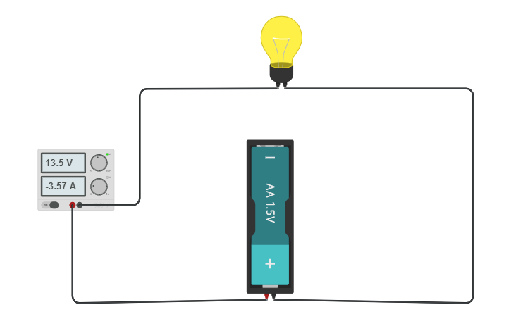 Circuit design Simulador amperimetro - Tinkercad