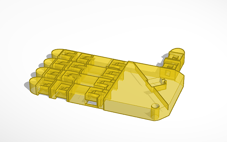 3D design flexi hand - Tinkercad
