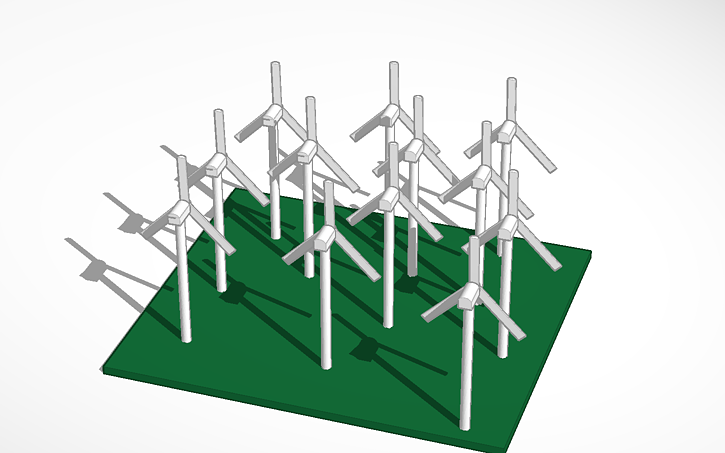 3D design windmolens - Tinkercad