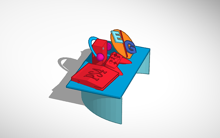 3D design erick logo | Tinkercad
