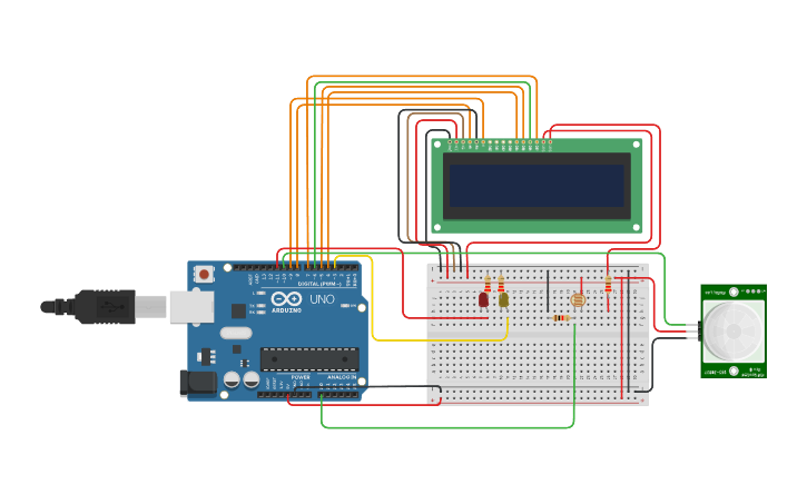 Circuit design Trabajo en clase - Tinkercad