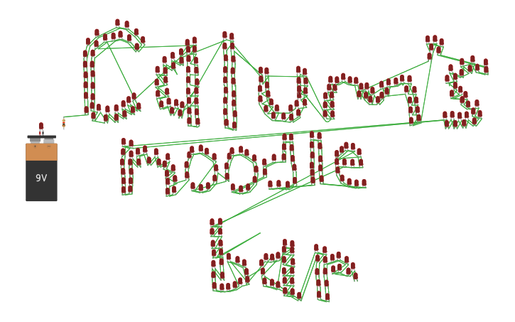 Circuit design lights | Tinkercad