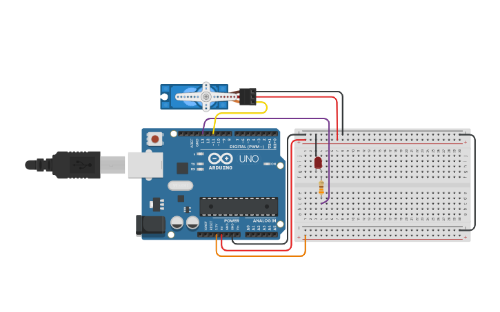 Circuit design Simulador sensor BMP280 - Tinkercad