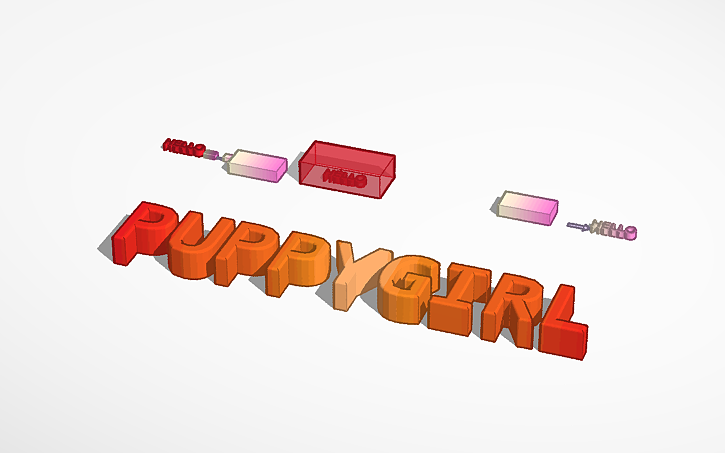 3D design How to Make Rainbow/Gradient Text!-step by step (for beginners!) - Tinkercad