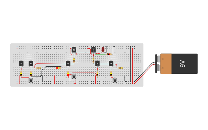 Circuit design 2X1 MULTIPLEXER - Tinkercad