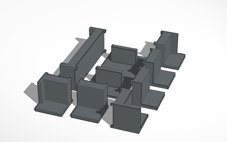 3d Design Spisegruppe Ute Tinkercad