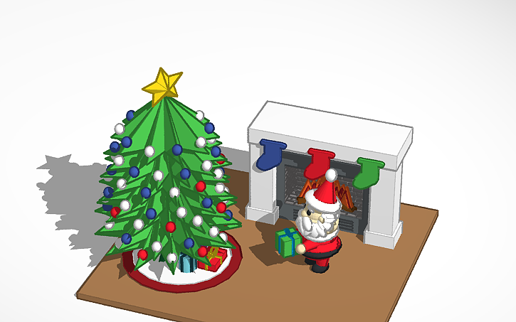 3D design Christmas - Tinkercad