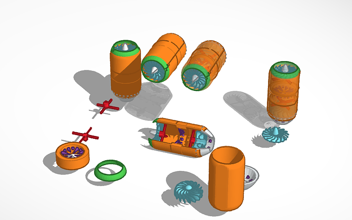 3D design Electric Jet Engine Design - Tinkercad