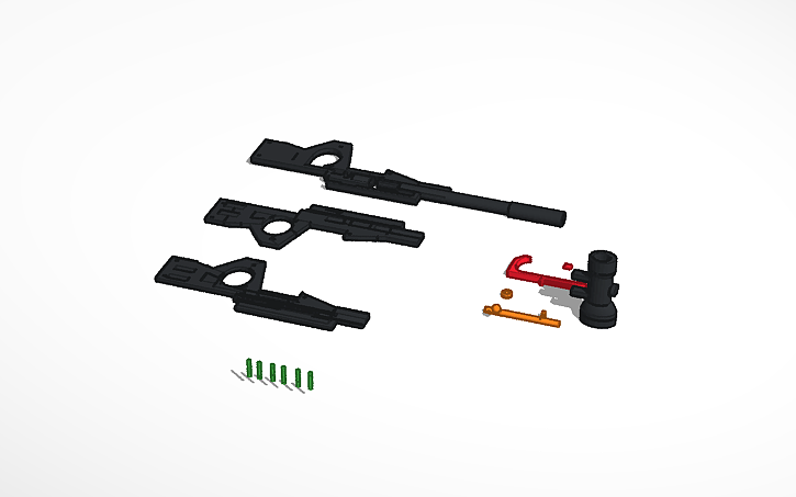 3D design Copy of toothpick sniper gun 1.0 | Tinkercad