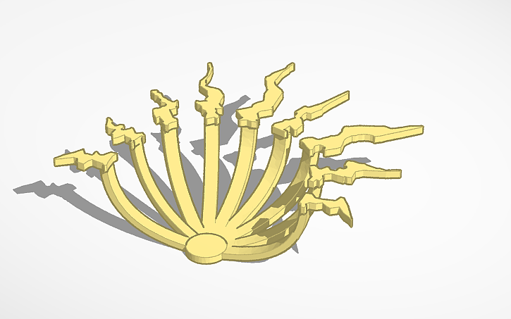 3D design Spidey Sense Head Addon for Marvel Legends - Tinkercad