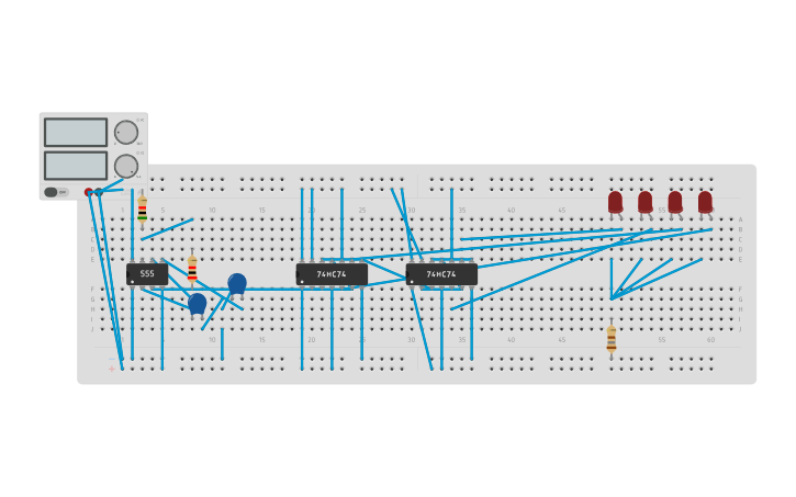 Circuit Design 555 Timer Tinkercad
