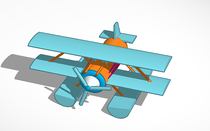 3D design Sea-Plane - Tinkercad