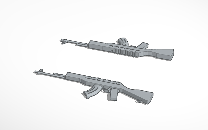 3D design AKM - Tinkercad