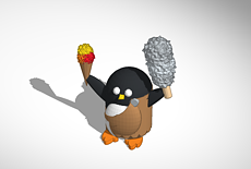 3D design Bionic Peter The Penguin #PenguinTimeMachine | Tinkercad