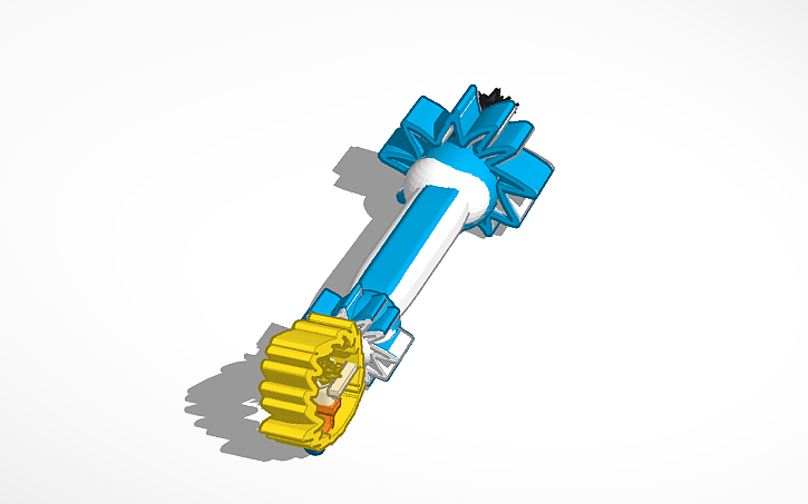 3D design Goku vs Vegeta - Tinkercad