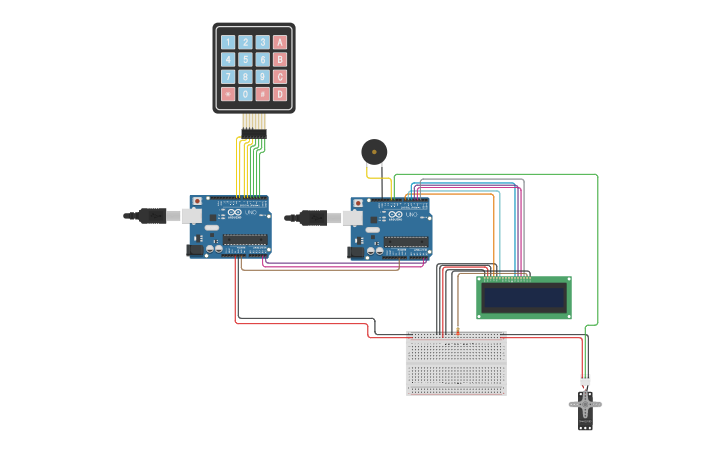 Circuit Design Proyecto Arduino Tinkercad 8825