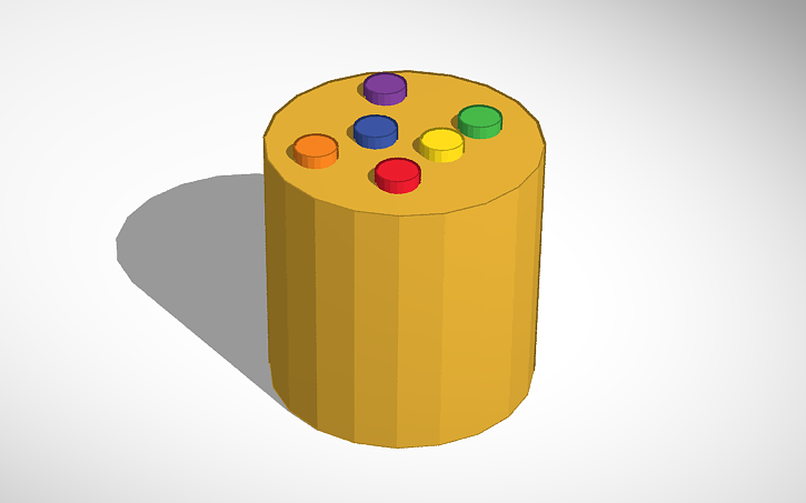 3D design tHe iNfIniTY gAuNTleT | Tinkercad