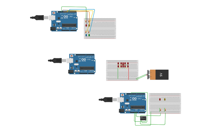Circuit design coding led light | Tinkercad
