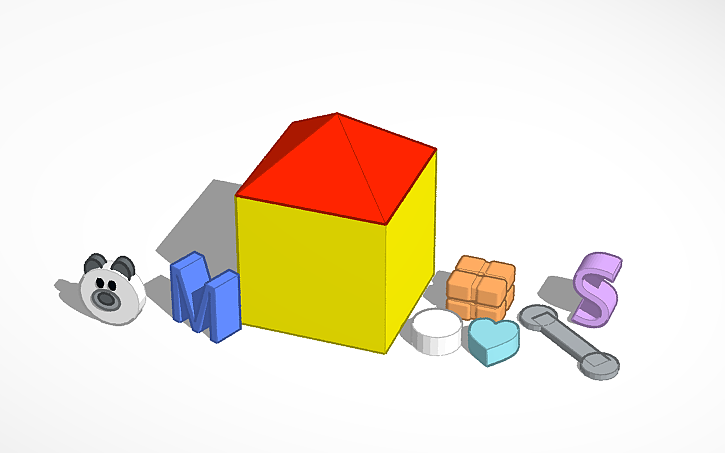 3D design Toy box - Tinkercad