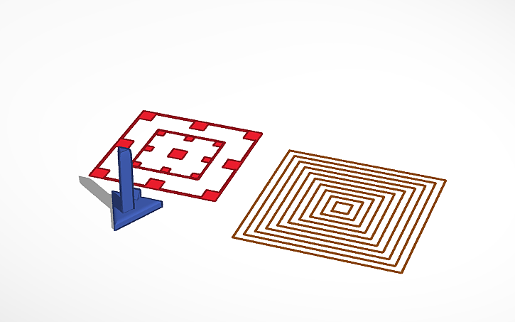 3D design 220 x 220 bed mesh level | Tinkercad