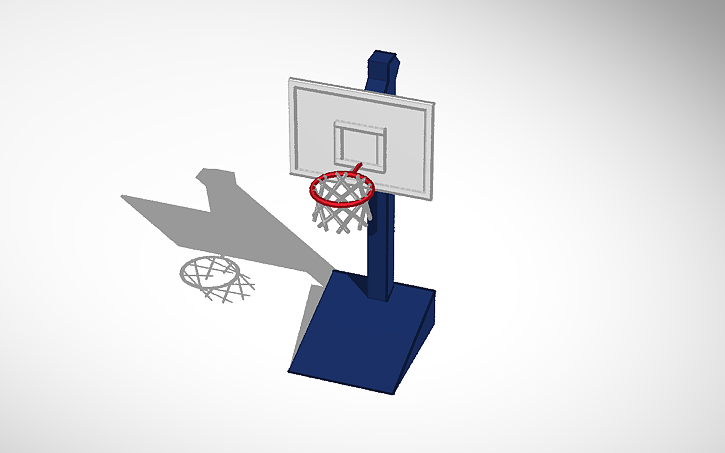 3D design basket hoop.23 - Tinkercad