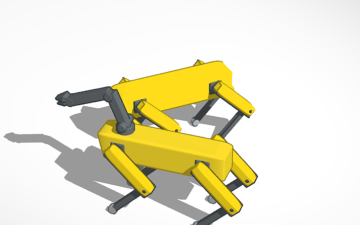 3D design Robot dog Spot - Tinkercad