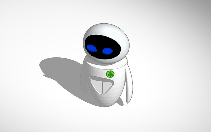3D design Copy of Eve (Wall-e) Robot Project - Tinkercad