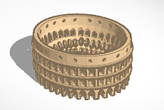 3D design Roman Colosseum | Tinkercad