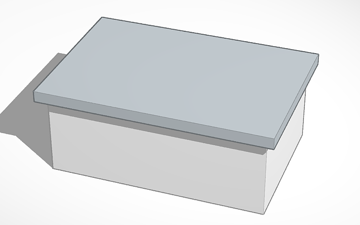 3D design Simple kitchen counter - Tinkercad