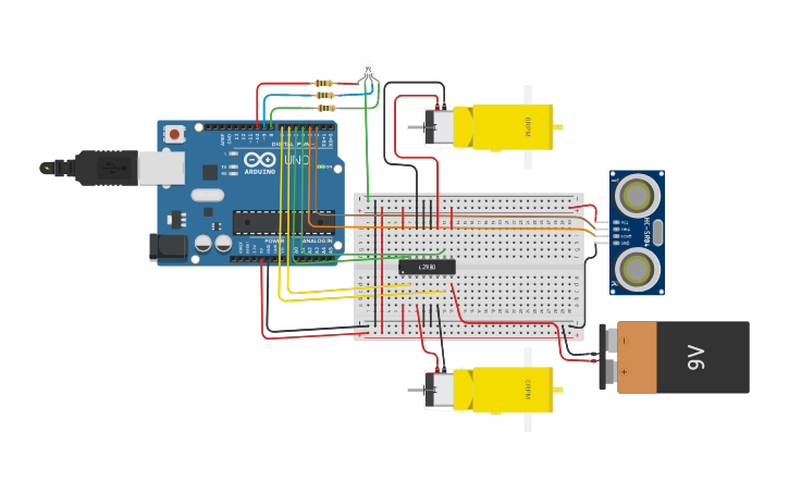 Circuit design Smooth Crift - Tinkercad