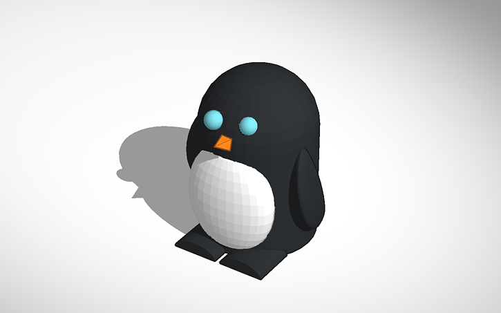 3D design Cute Penguin | Tinkercad