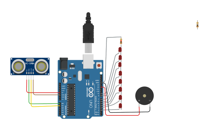 Circuit design Prueba 1 | Tinkercad