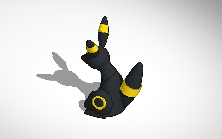 3D design Umbreon - Tinkercad