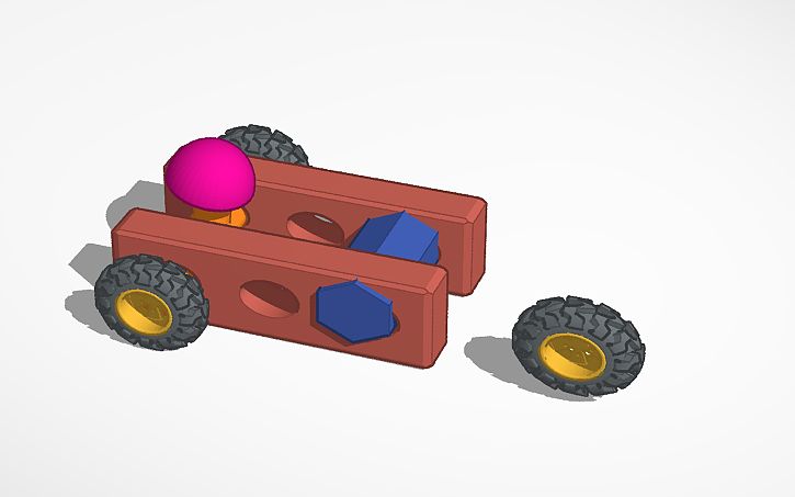 3D design engine for Lego car - Tinkercad