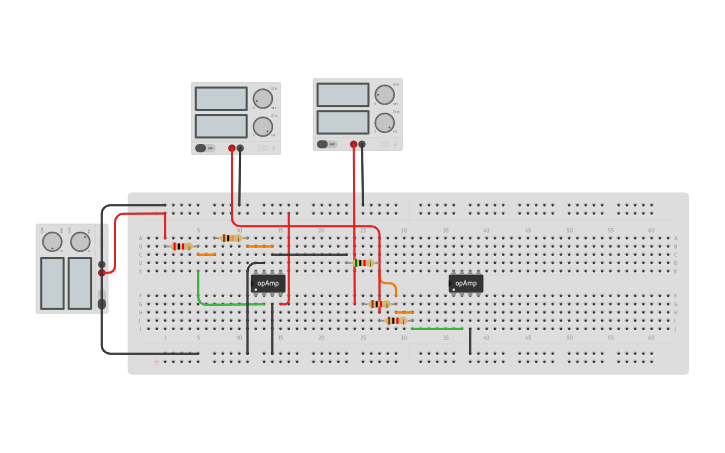 Circuit design aina testing - Tinkercad