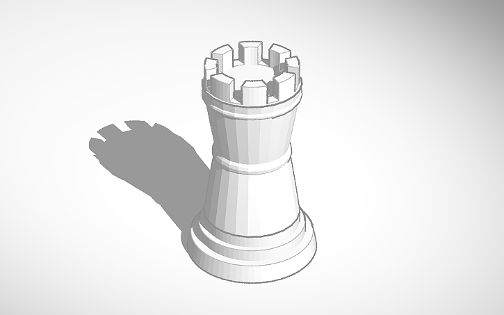 3D design Rook | Tinkercad