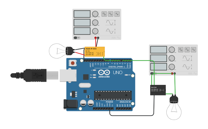 Circuit design ReLay - Tinkercad